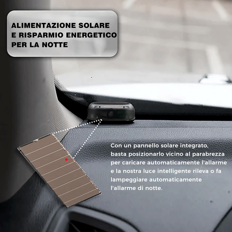 🚗Luce di allarme analogico a LED lampeggiante automatico per antifurto ...